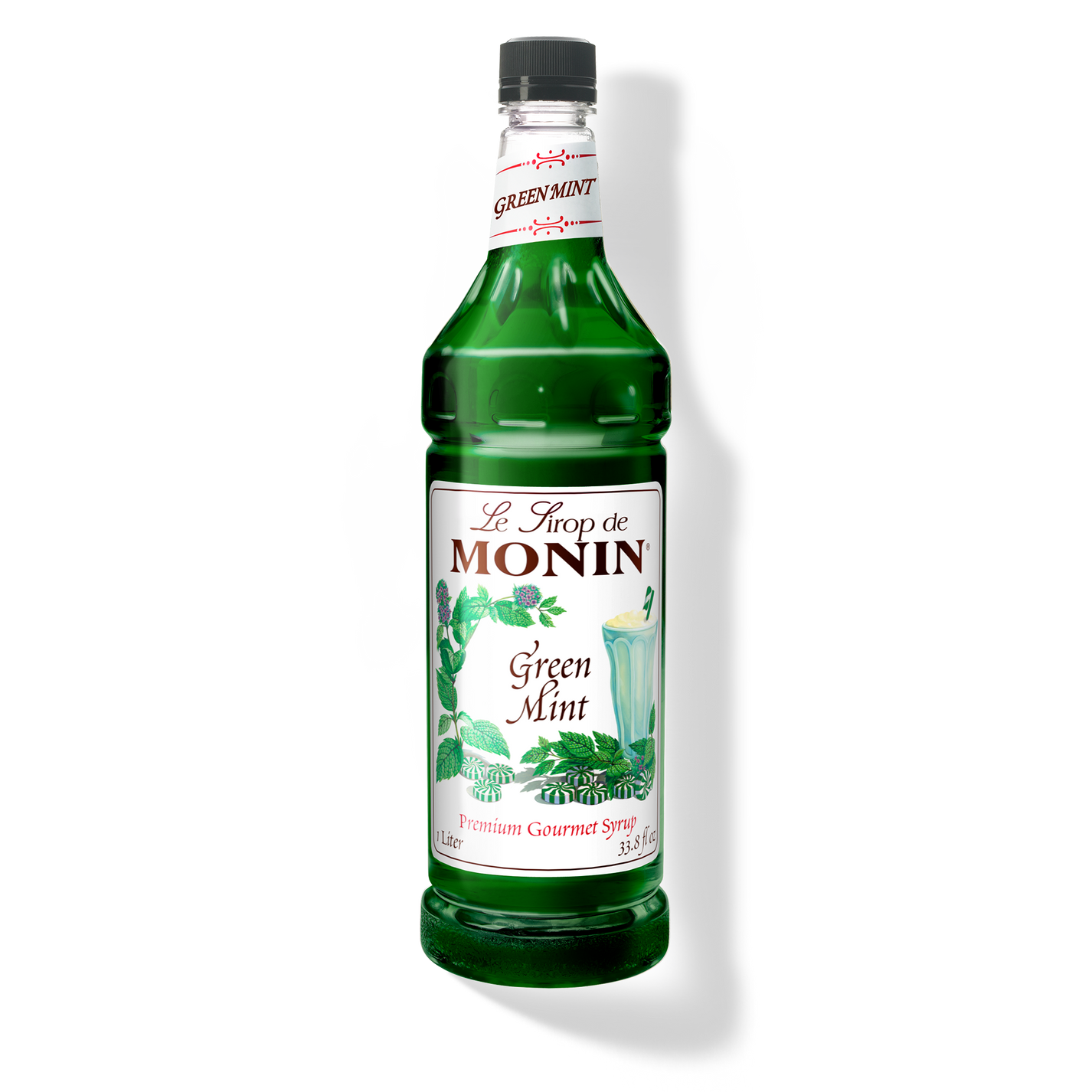 Green Mint Flavored Syrup - Monin - Monin US