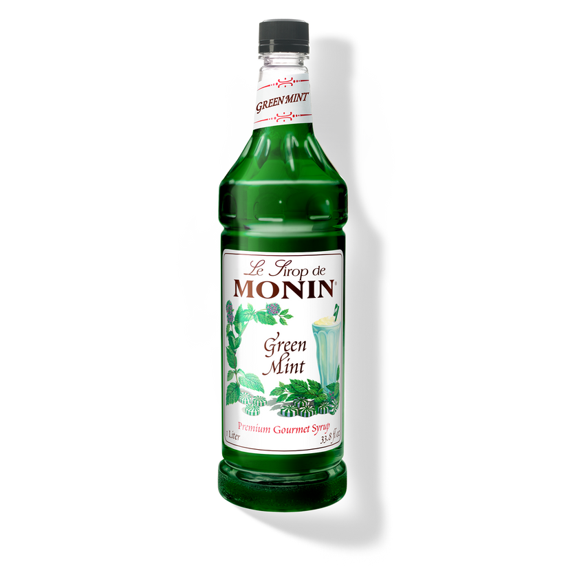Green Mint Flavored Syrup - Monin - Monin US