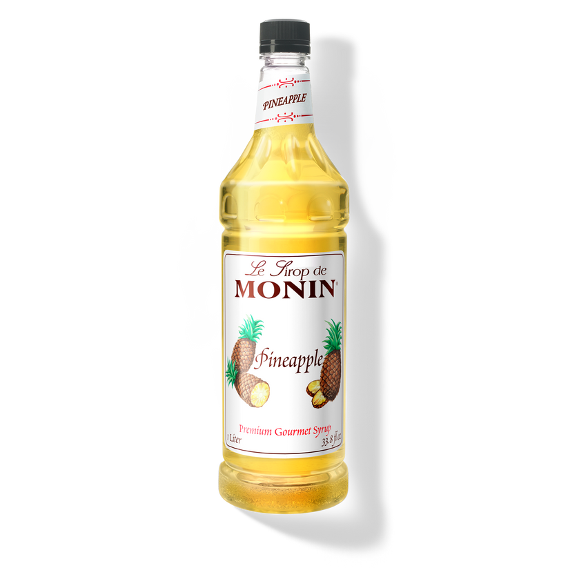 Pineapple Flavored Syrup - Monin - Discounted Case of 12 750mL - Monin US
