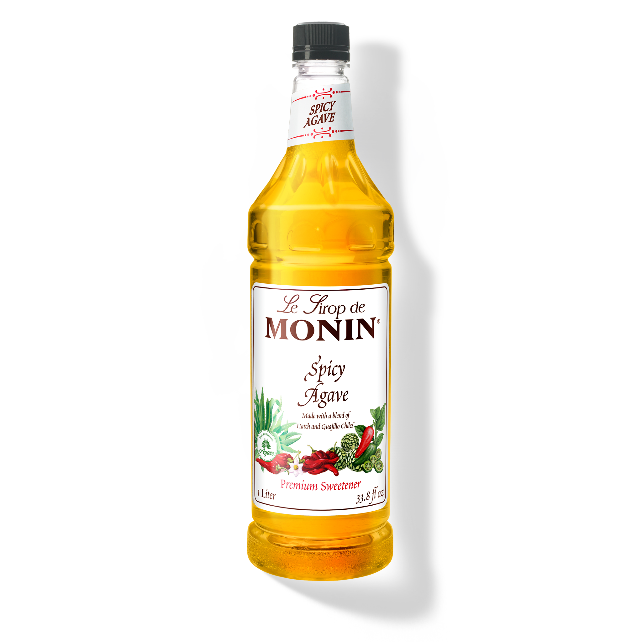 Spicy Agave Sweetener- 1L Plastic Bottle - Monin US