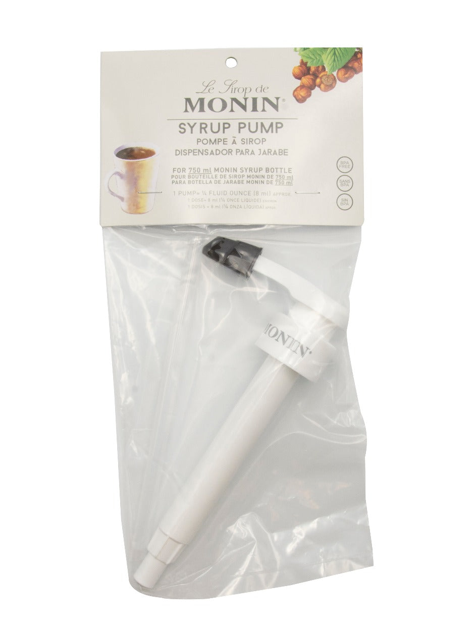 750 mL Glass Bottle Syrup Pump - Monin US