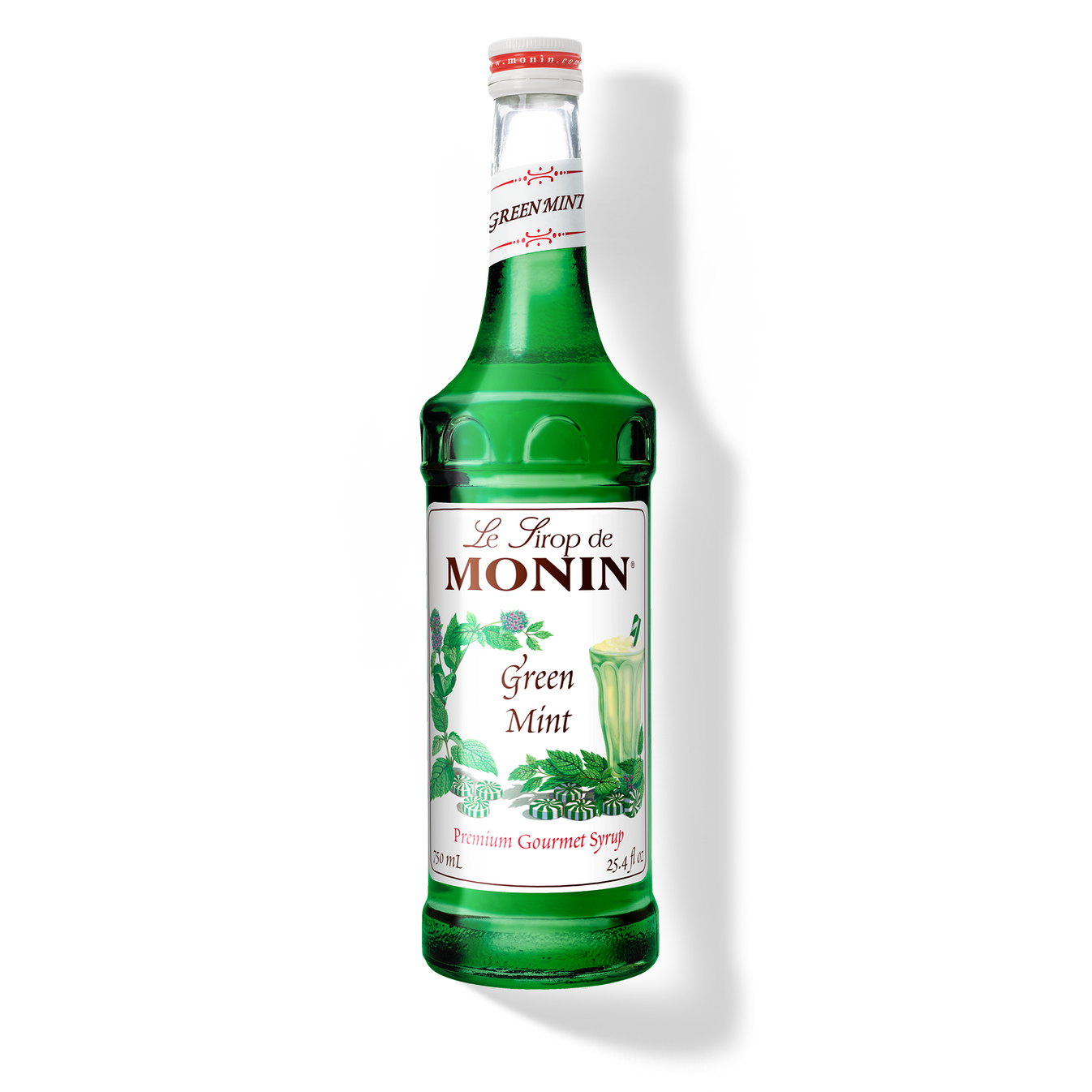 Green Mint Flavored Syrup - Monin - Monin US
