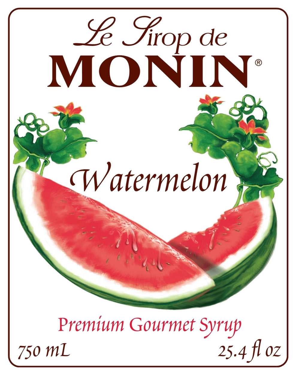 Watermelon Flavored Syrup - Monin - Monin US