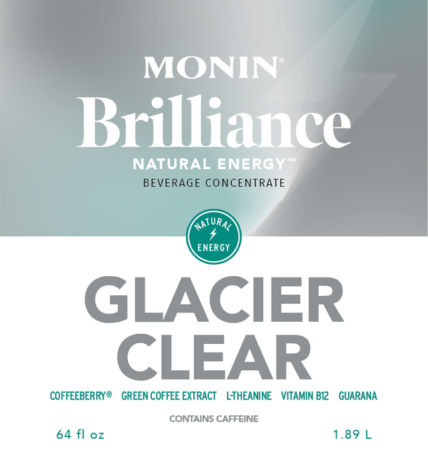 Monin Brilliance Glacier Clear- Natural Energy - Monin US