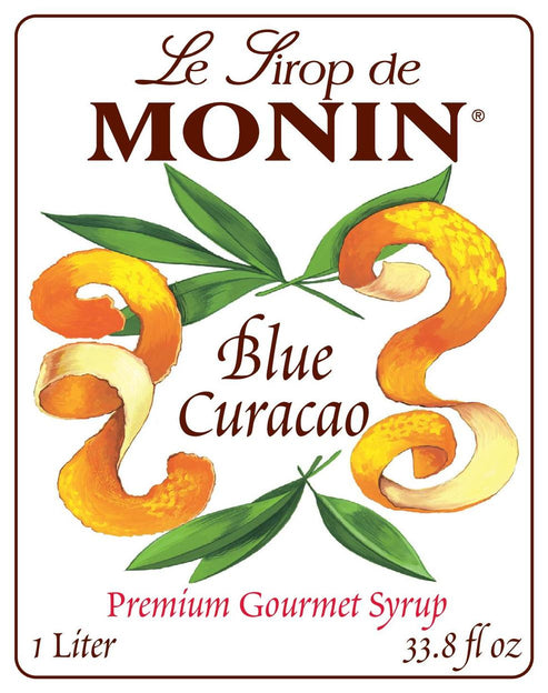 Blue Curacao Flavored Syrup - Monin - Monin US