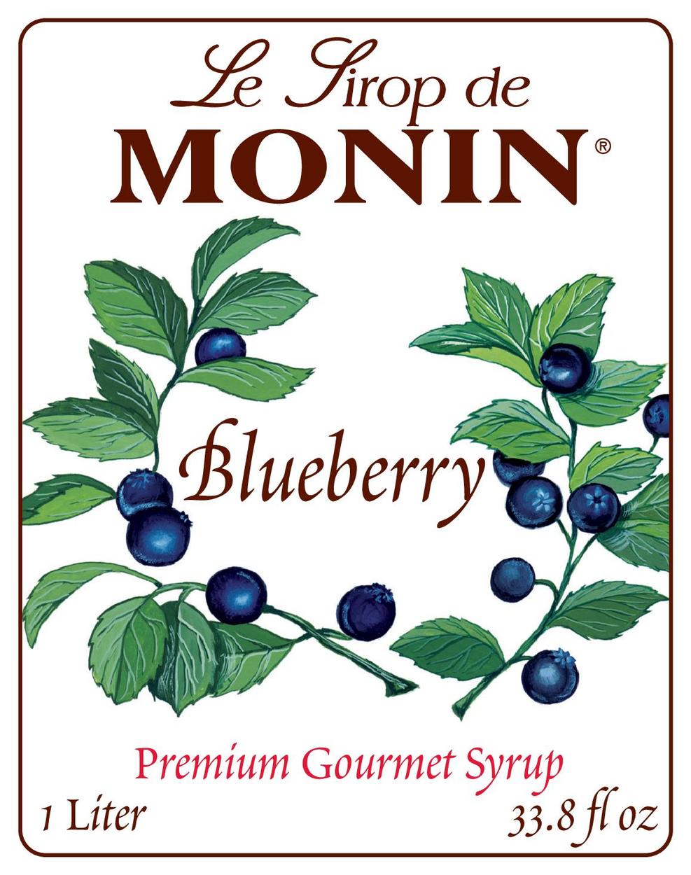 Blueberry Flavored Syrup - Monin - Monin US