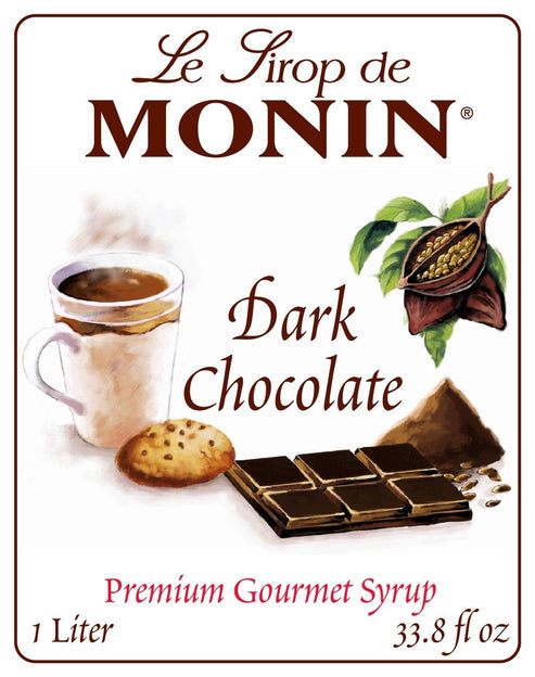 Dark Chocolate Flavored Syrup - Monin - Monin US