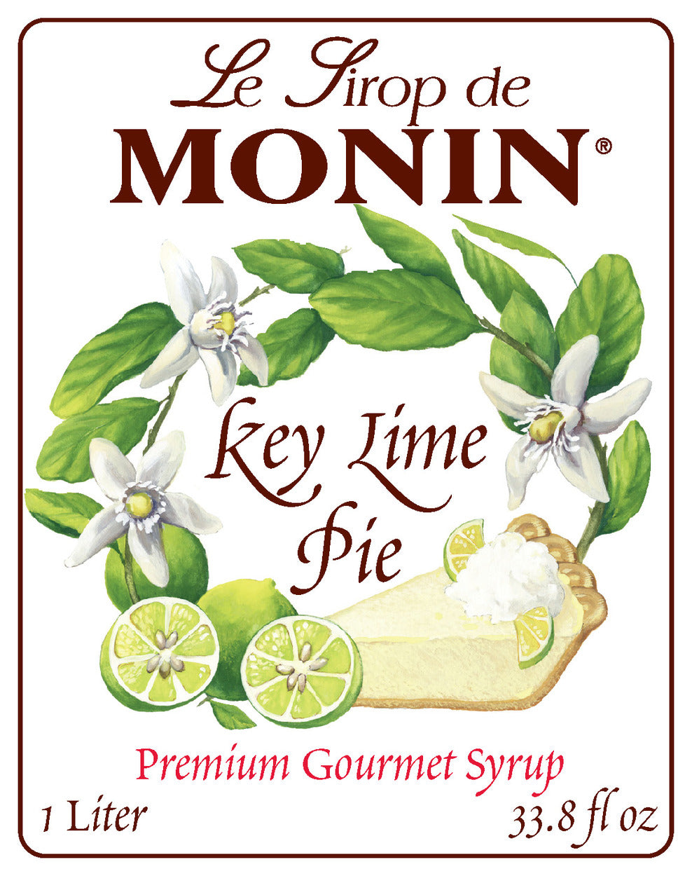 Key Lime Pie Flavored Syrup - Monin - Monin US