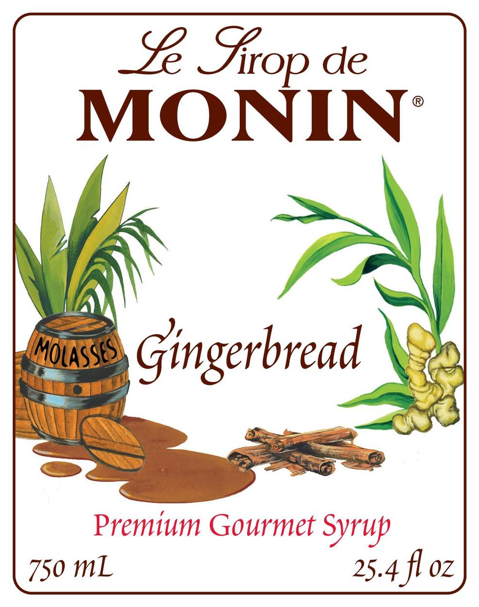 Gingerbread Flavored Syrup - Monin - Monin US