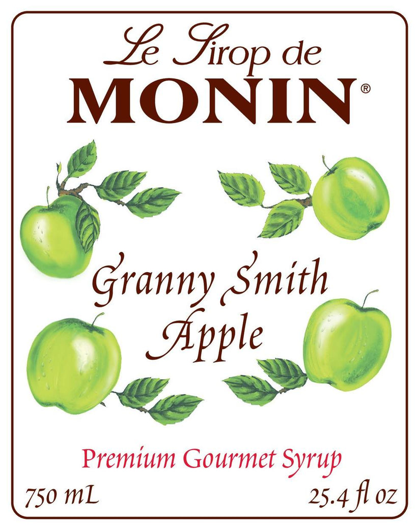 Granny Smith Apple Flavored Syrup - Monin - Monin US