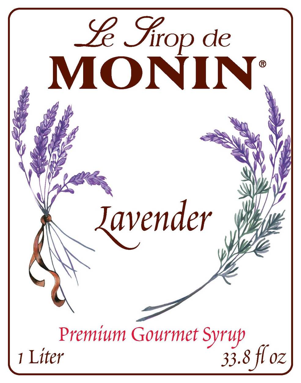 Lavender Flavored Syrup - Monin - Monin US