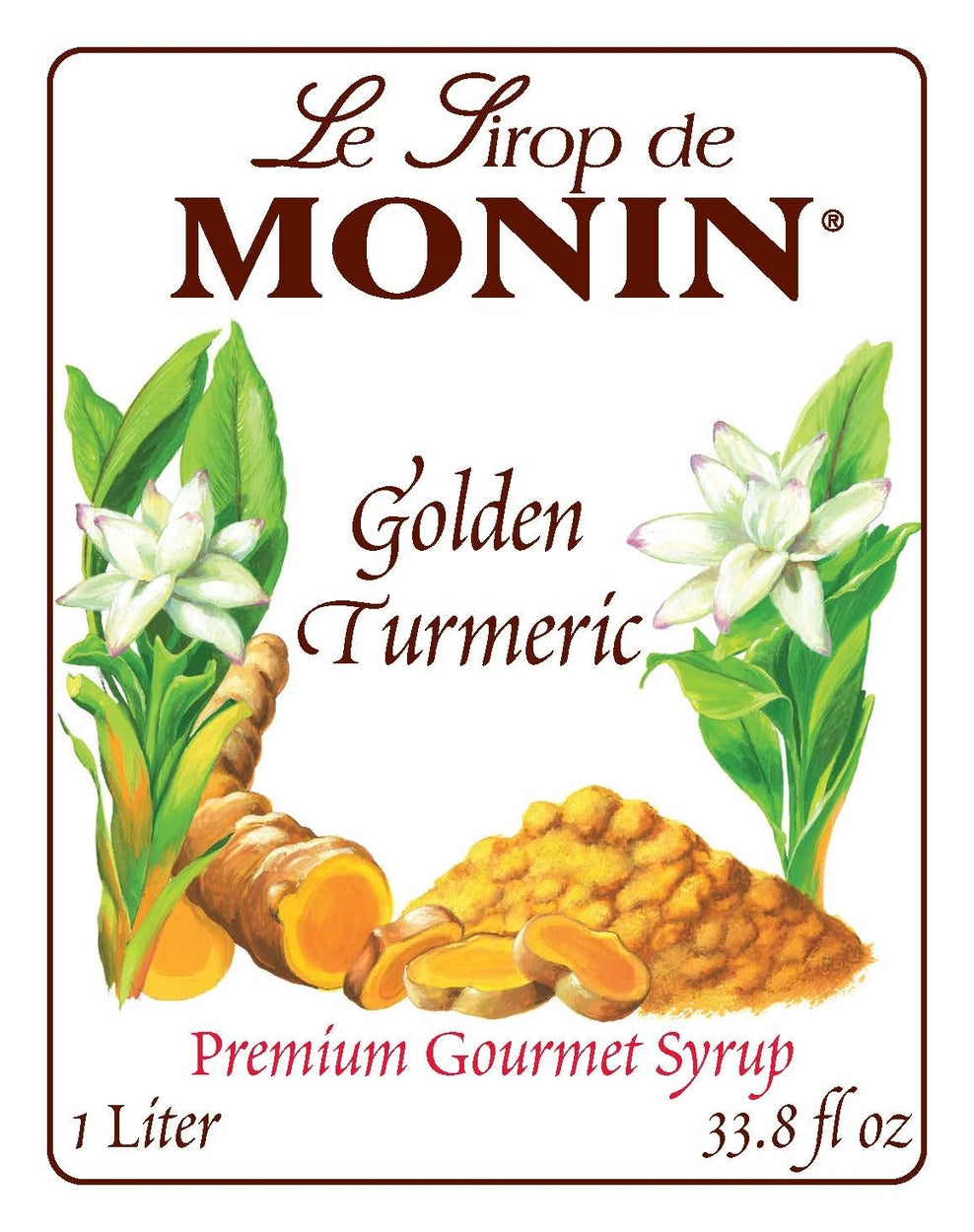 Golden Turmeric Flavored Syrup - Monin - Monin US
