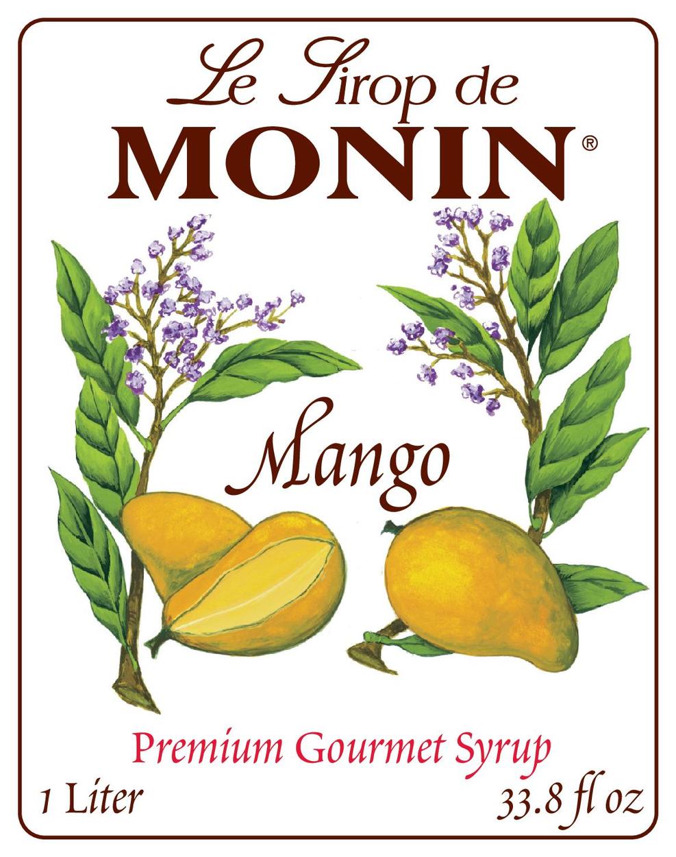 Mango Flavored Syrup - Monin - Monin US