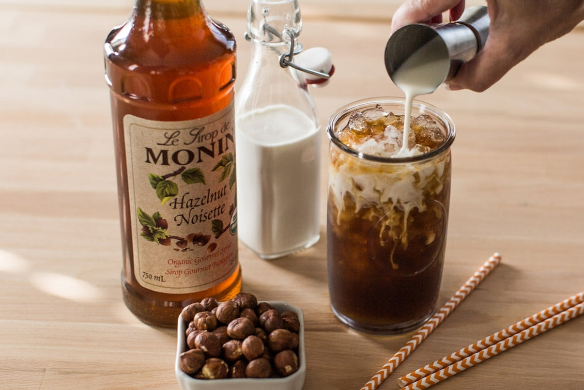 Organic Hazelnut Flavored Syrup - Monin - Monin US