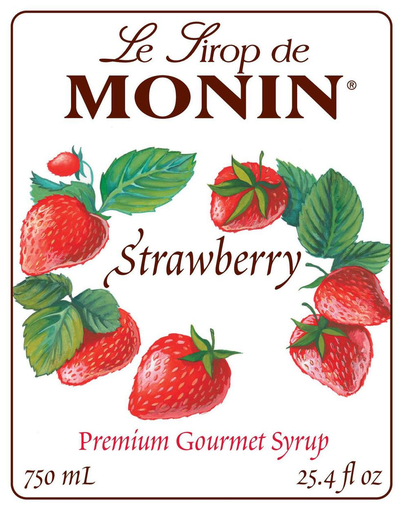 Strawberry Flavored Syrup - Monin - Monin US